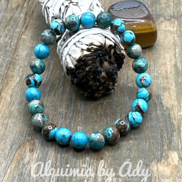 Alquimia | Jewelry | Multi Turquoise Beaded Bracelet Protection And ...